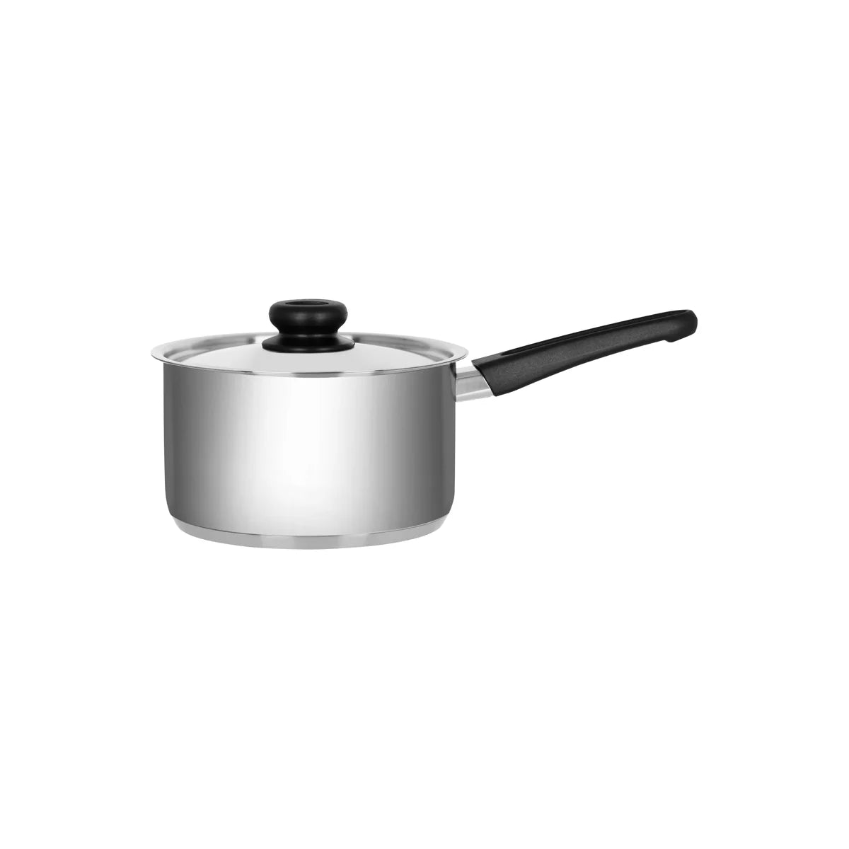 Chef Inox Club Saucepan with Lid Stainless Steel Bakelite Handle 180mm ...